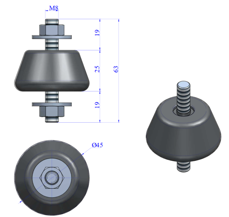 HVAC TRAPEZOID SUPPORT KIT A-45 – 649016 – Hancock Industrial Ltd